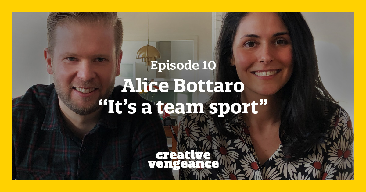10. Alice Bottaro - It’s a team sport